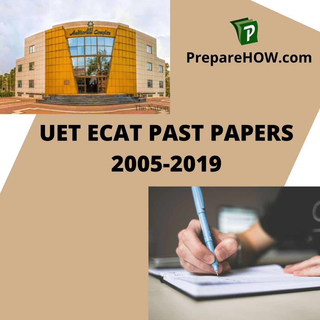 UET ECAT PAST PAPERS 2005-2019 | Important ECAT Past Papers
